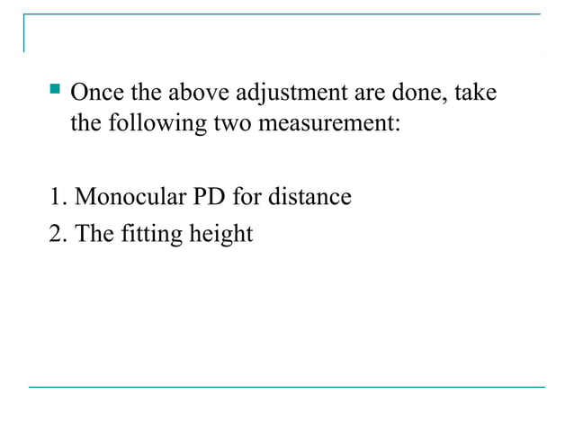 Progressive addition lenses | PPT