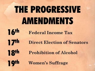 Progressive Amendments | PPTX
