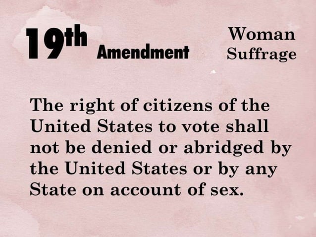 Progressive Amendments | PPT