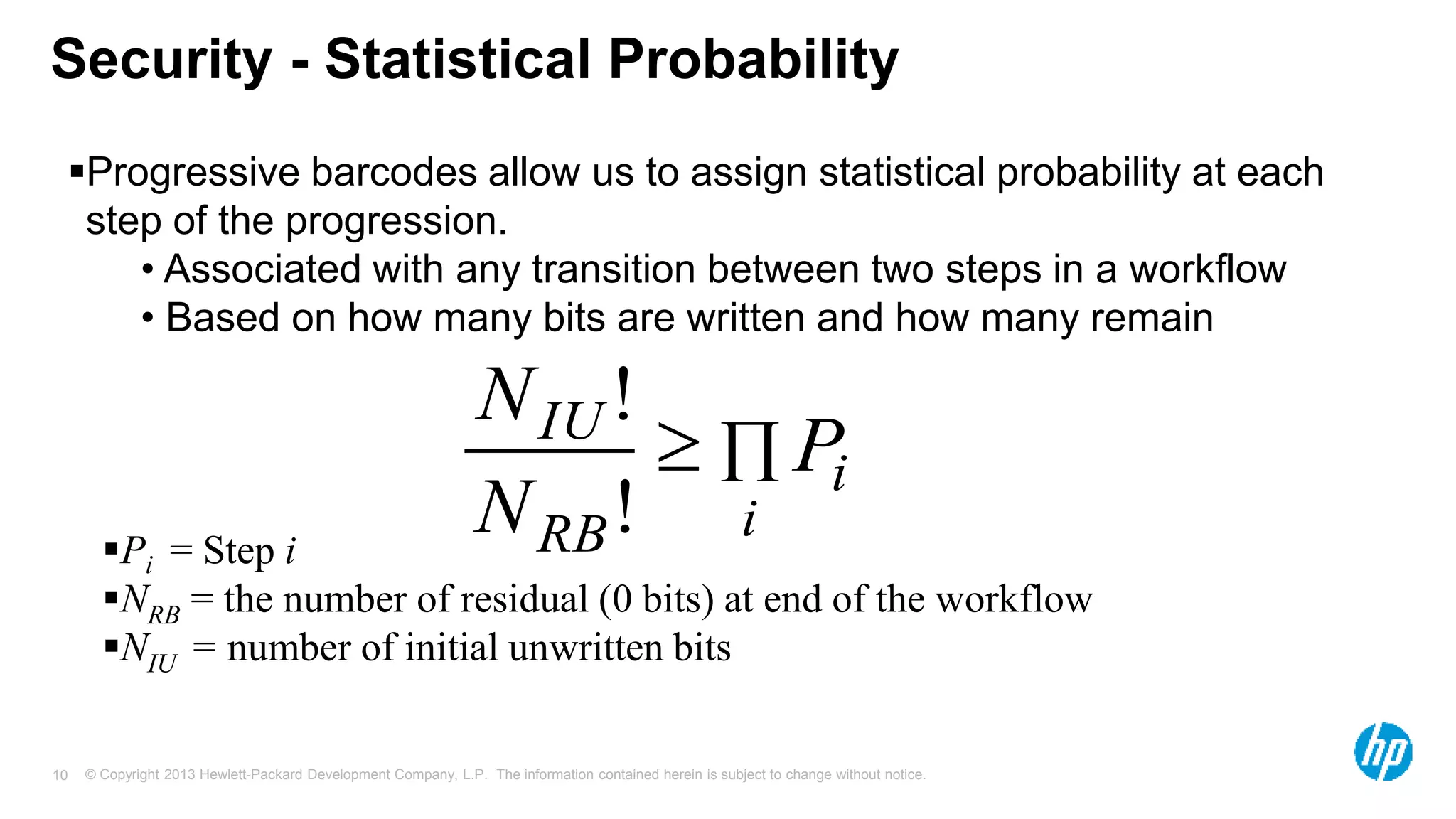 Progressive barcode applications | PPT