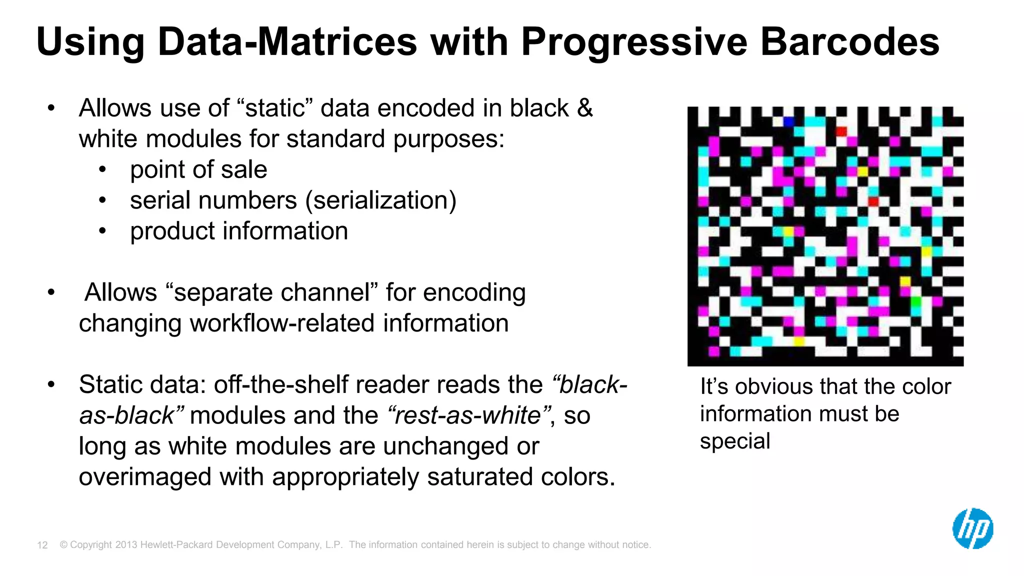 Progressive barcode applications | PPT