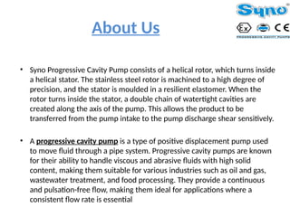 progressive cavity pumps manufacturer and supplier.pptx
