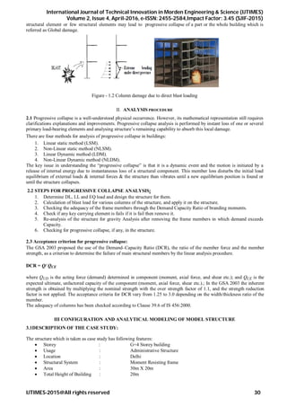 Progressive collapse analysis in rc structure due to 150513181706 | PDF | Civil Engineering ...