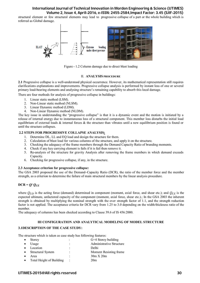 Progressive collapse analysis in rc structure due to 150513181706 | PDF | Civil Engineering ...