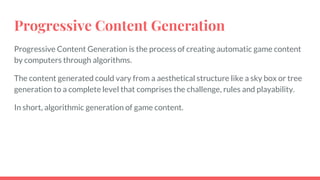 Progressive content generation | PPTX