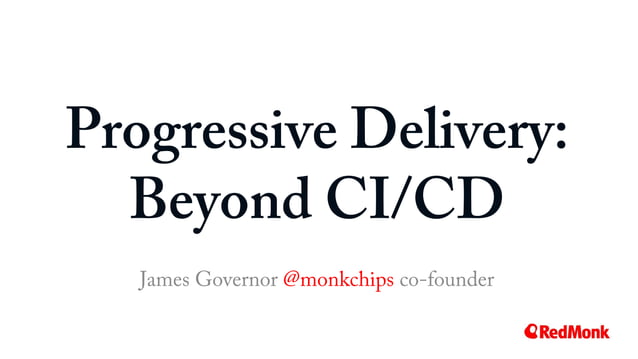 Progressive delivery at DevOps World | PPT