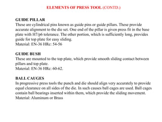 Design of Stage Progressive Die for a Sheet Metal Component | PPTX