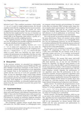 Progressive Duplicate Detection | PDF