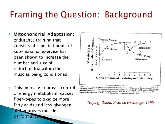 Progressive Effect Of Endurance Training On Metabolic Adaptations In ...