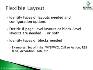 Progressive Enhancements to Improve Content Editing and Reuse in Cascade Server: Layouts (part 2 ...