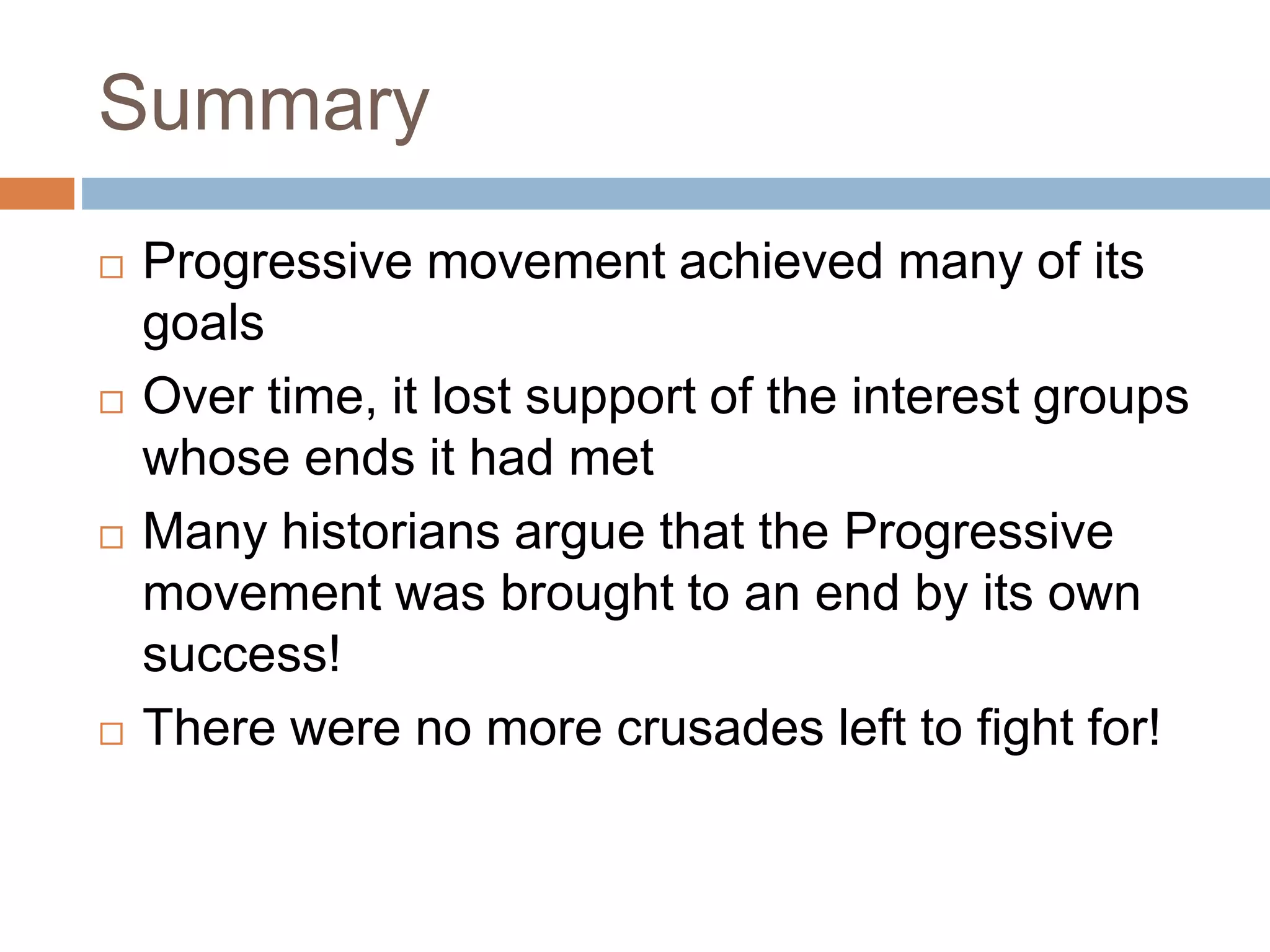 Progressive Era | PPTX