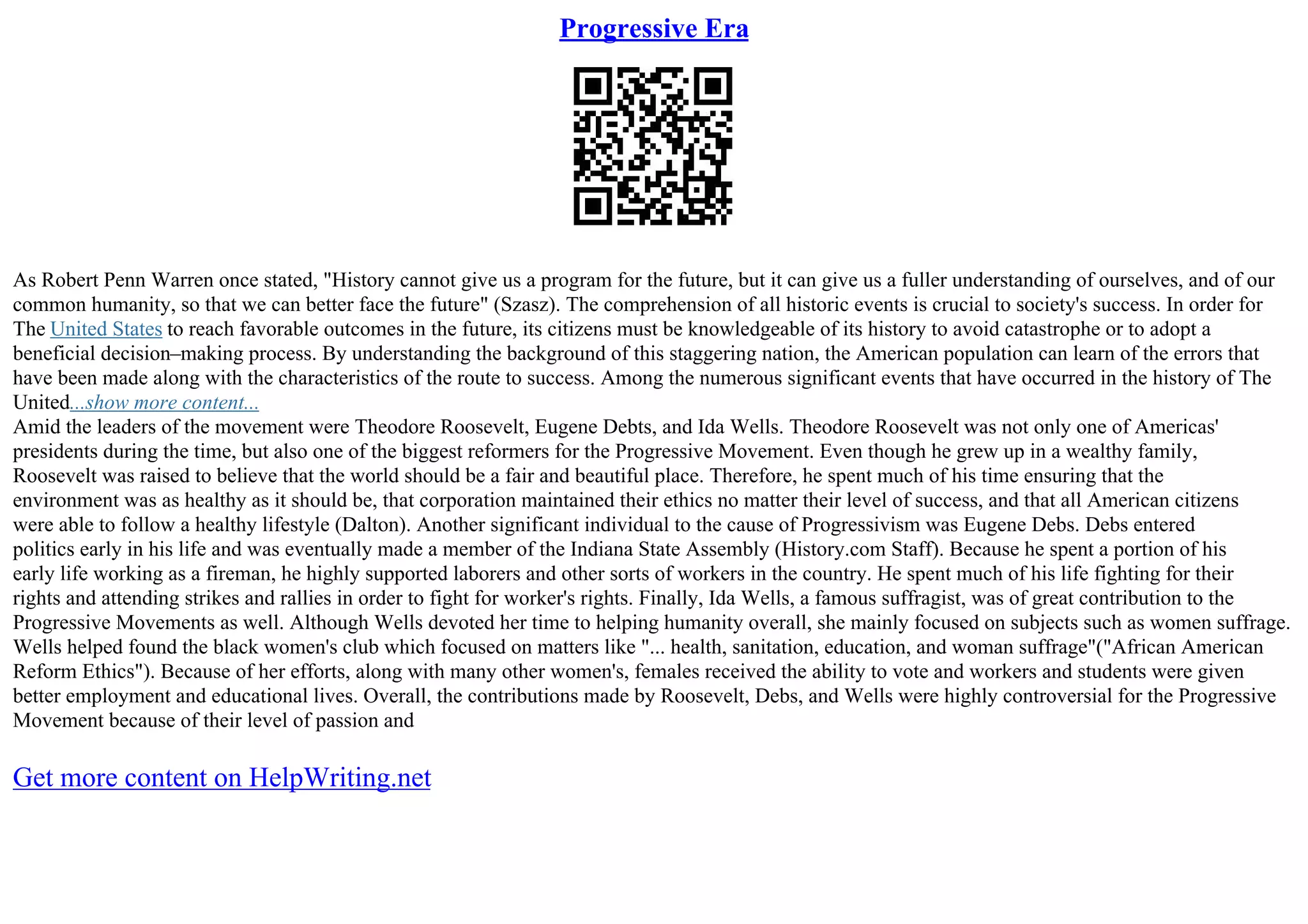 Progressive Era | PDF