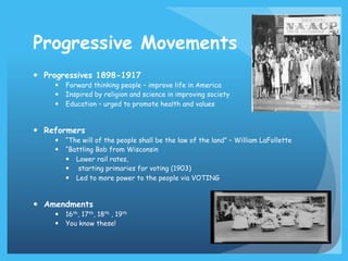 Progressive era pdf | PDF | Politics