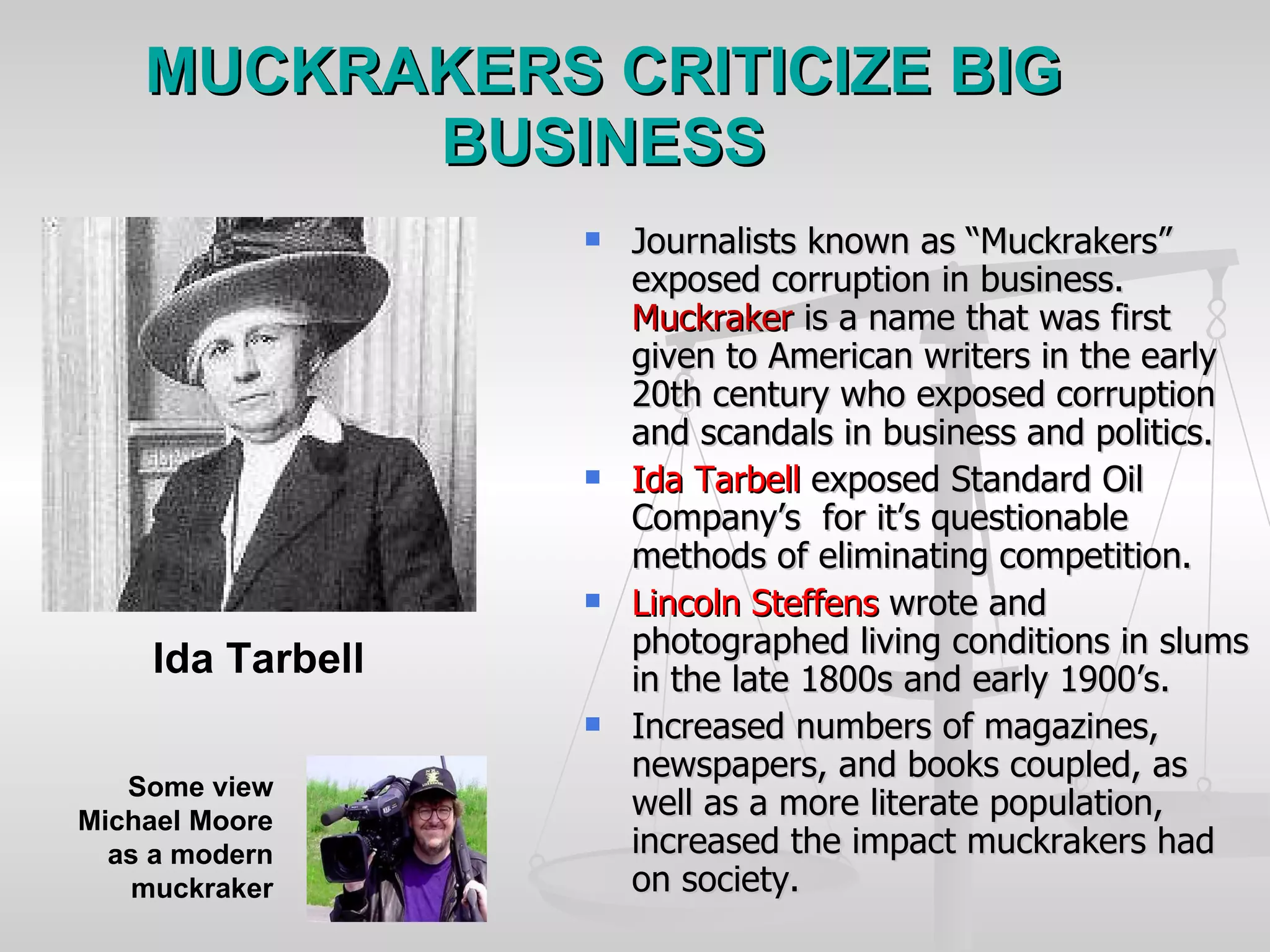 Progressive era powerpoint | PPT