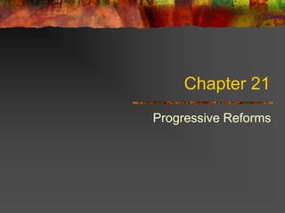 Progressive era powerpoint | PPTX