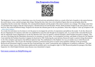 Progressive Era Reforms | PPT