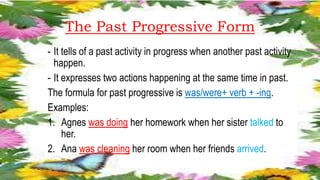 Progressive forms of verbs | PPTX