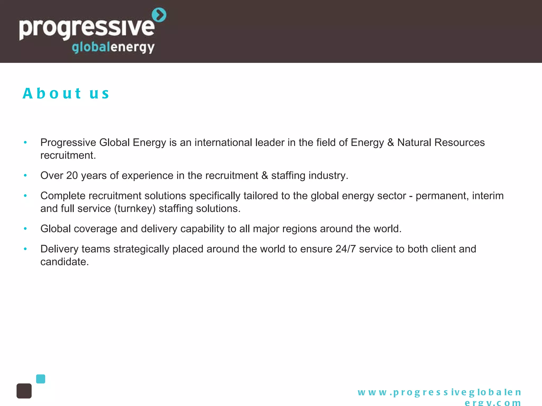 Progressive Global Energy | PPT