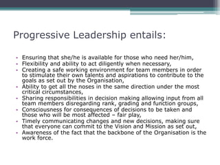 Progressive Leadership | PDF