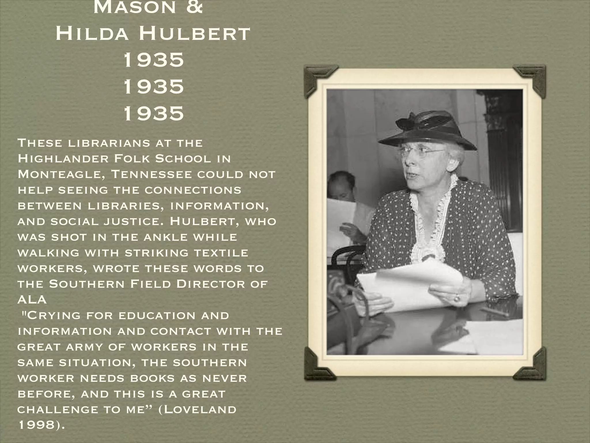 Progressive librarians | PPT
