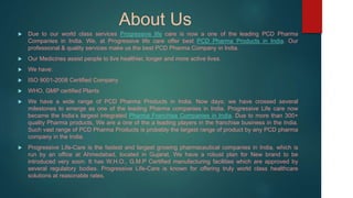 Progressive life care | PPTX