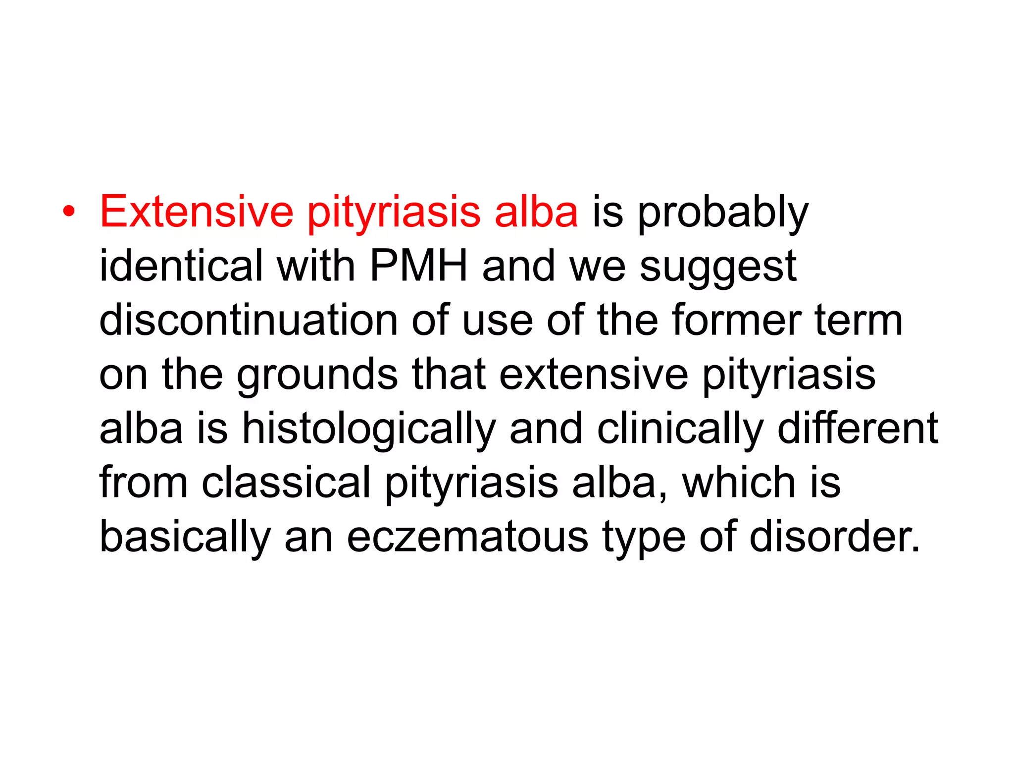 Progressive macular hypomelanosis PMH | PPTX