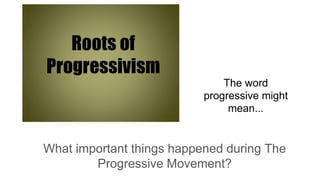 Progressive movement | PPT