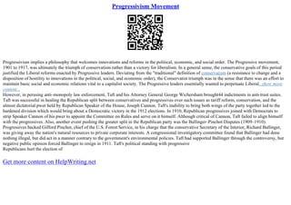 Progressive Movement Research Papers | PPT