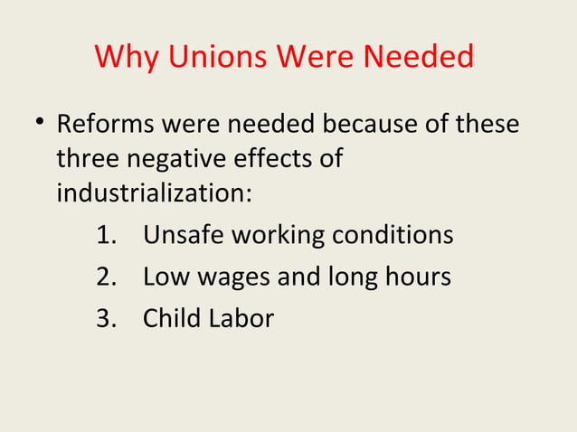 Progressive Movement Workplace Reforms | PPT