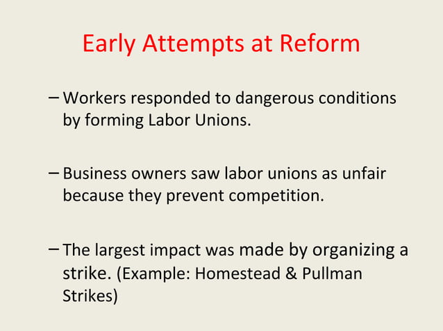 Progressive Movement Workplace Reforms | PPT