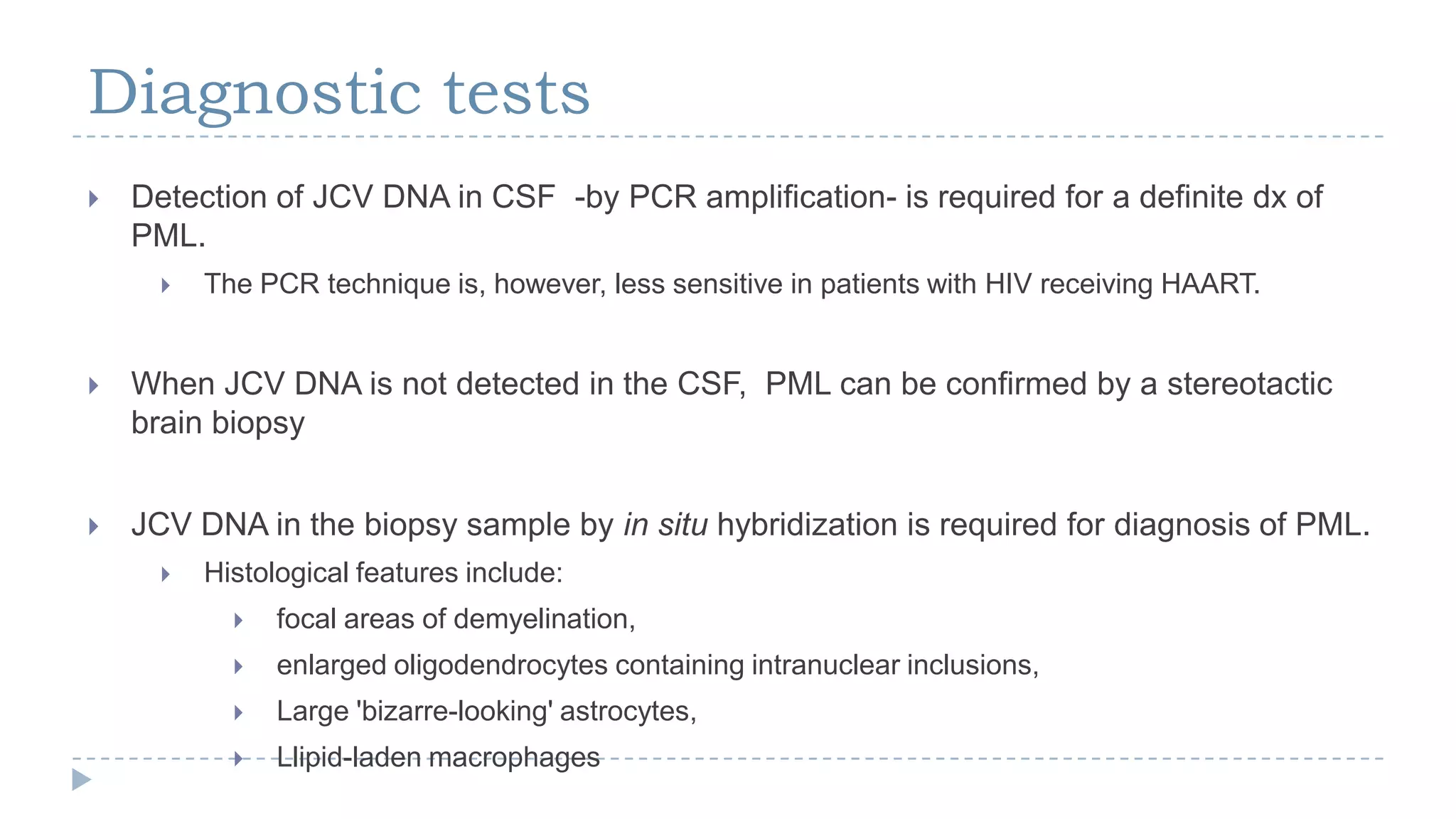 Progressive multifocal leukoencephalopathy | PPTX