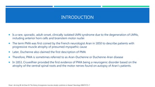 Progressive Muscular Atrophy | PPTX | Physical Therapy | Wellness