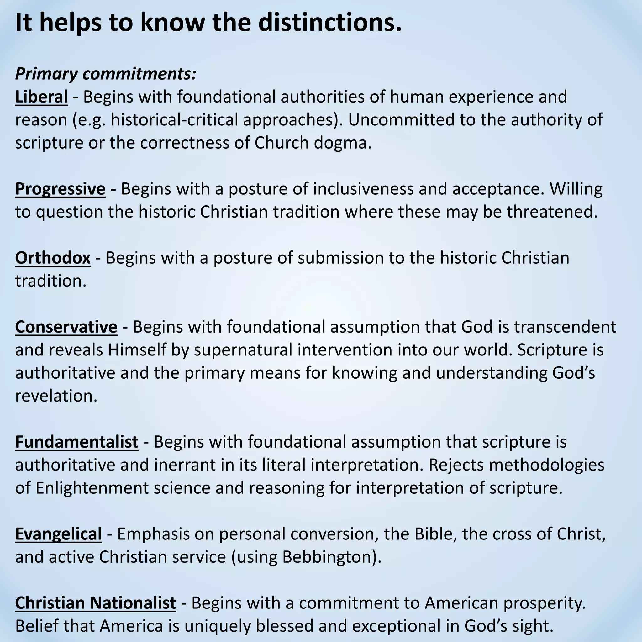 Christian identifications | PPTX