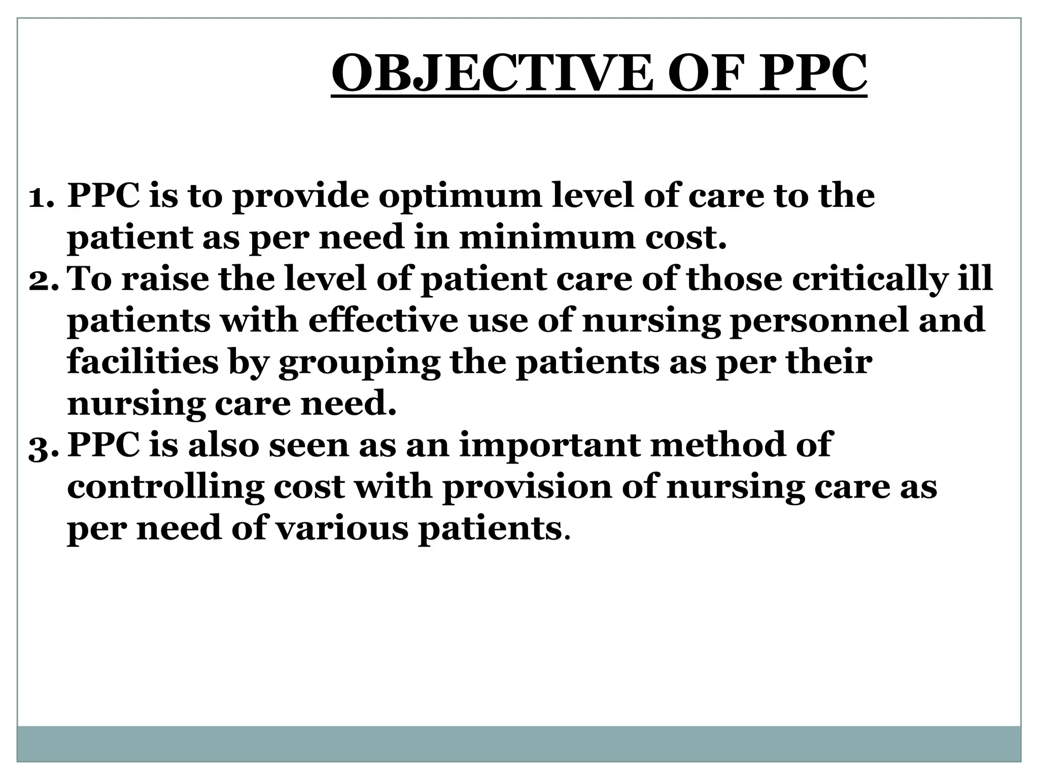 Progressive Patient Care | PPTX