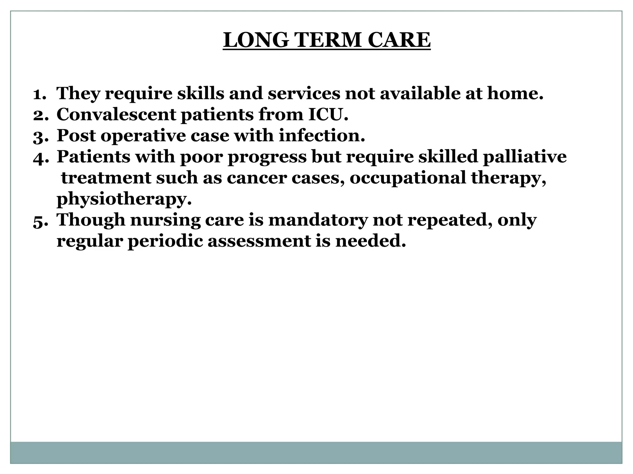 Progressive Patient Care | PPTX