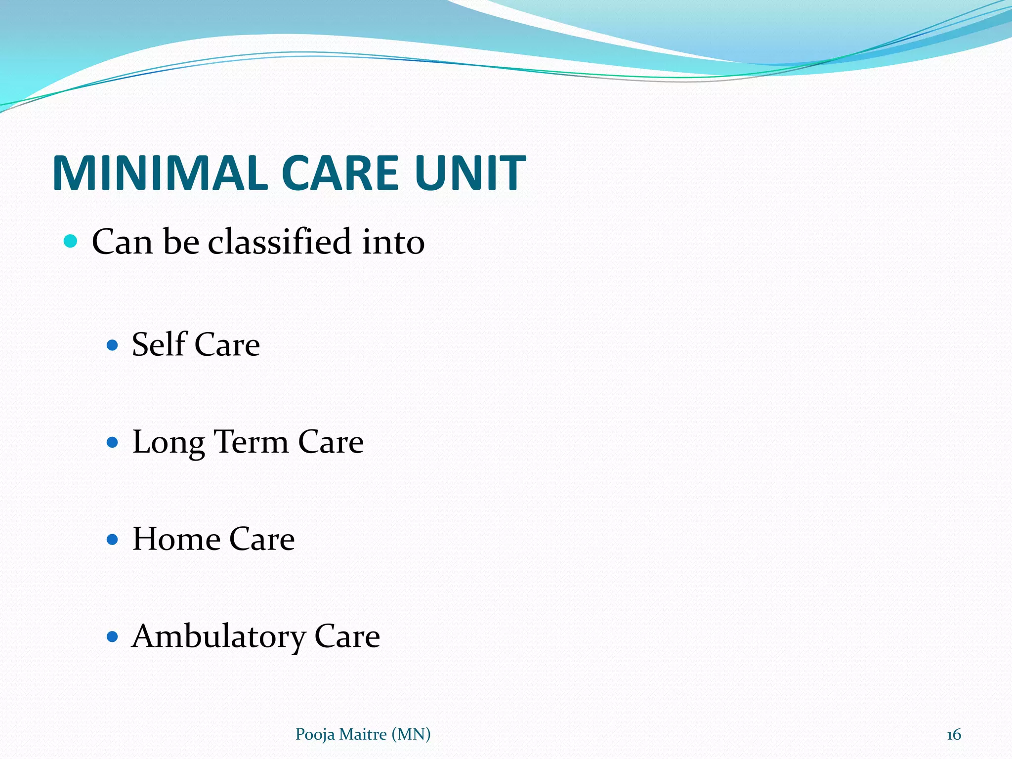 Progressive patient care presentation | PPTX