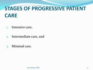 Progressive patient care presentation | PPTX