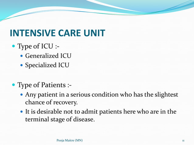 Progressive patient care presentation | PPT | Free Download