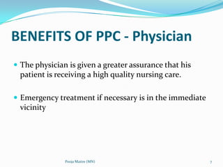 Progressive patient care presentation | PPTX