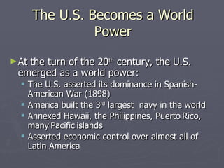 Progressive presidents foreign policy3 1 | PPT