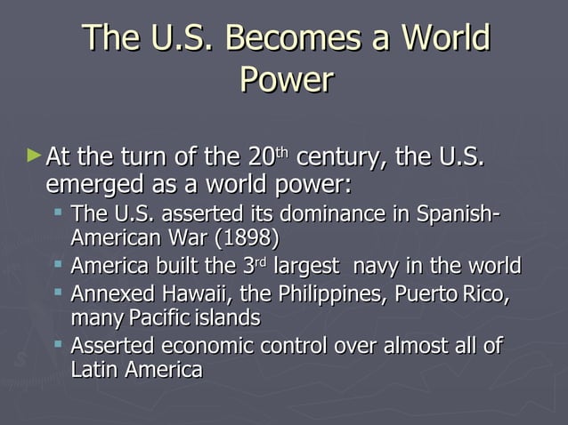 Progressive presidents foreign policy3 1 | PPT
