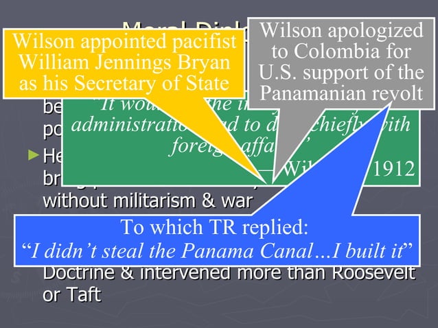 Progressive presidents foreign policy3 1 | PPT