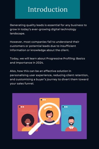 Progressive Profiling Basics and Importance in 2024 | PDF