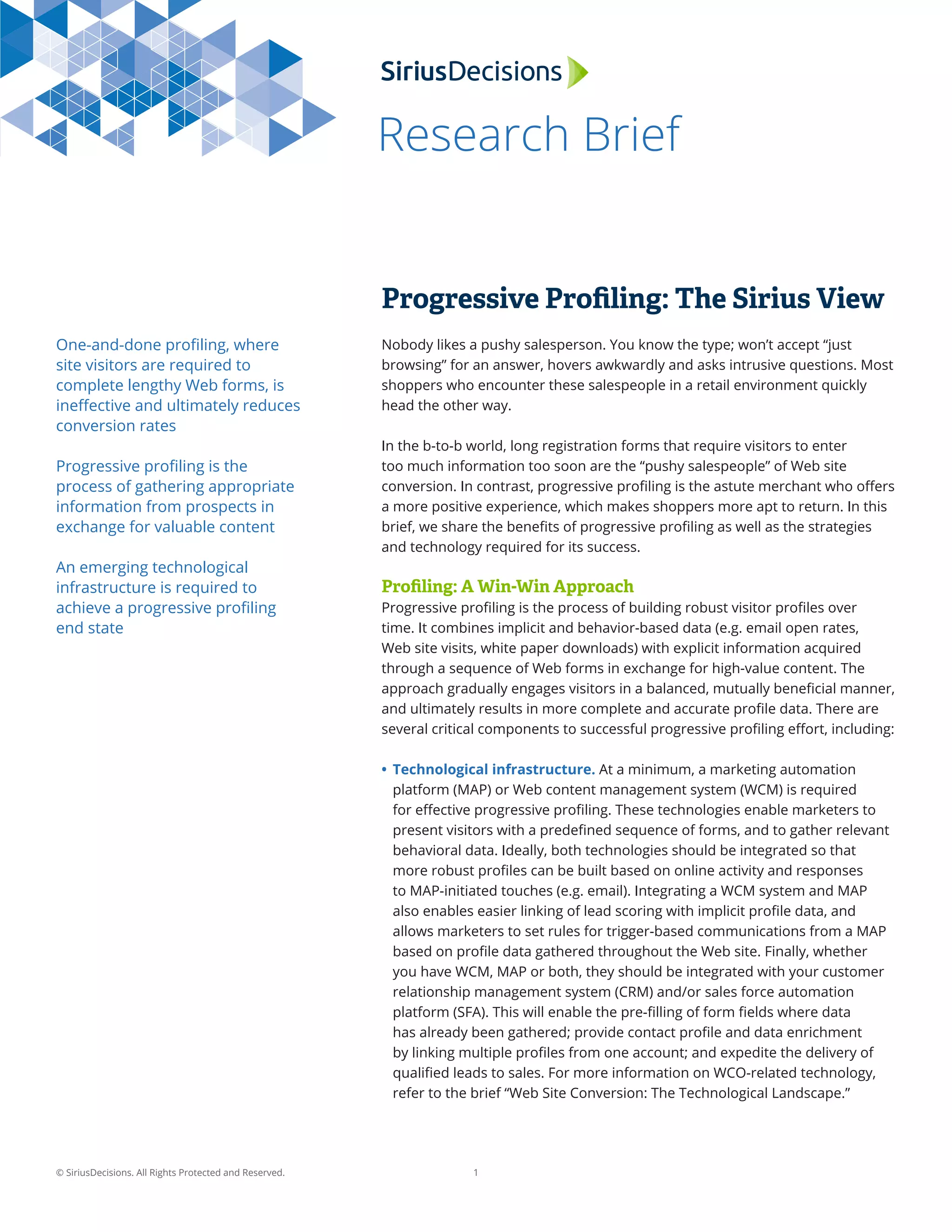 SiriusDecisions Channel Marketing Strategies Research Brief ...