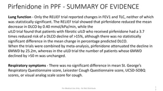 Progressive Pulmonary Fibrosis definition & management | PPTX
