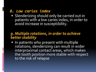 Progressive slenderizing technique | PPT