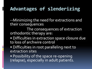 Progressive slenderizing technique | PPT