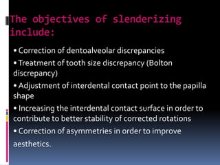 Progressive slenderizing technique | PPT