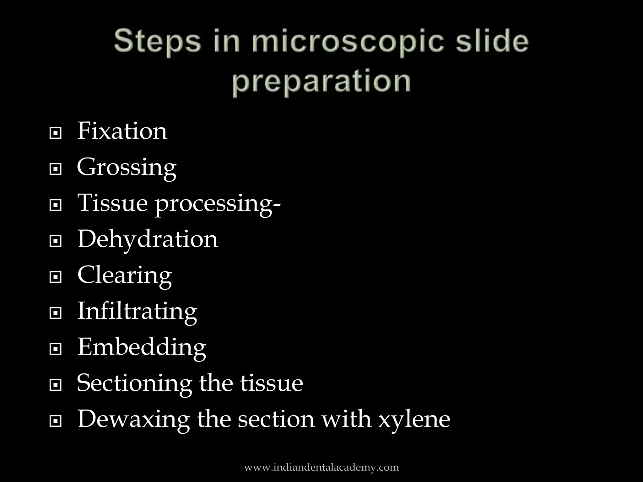 Progressive staining/ oral surgery courses | PPTX