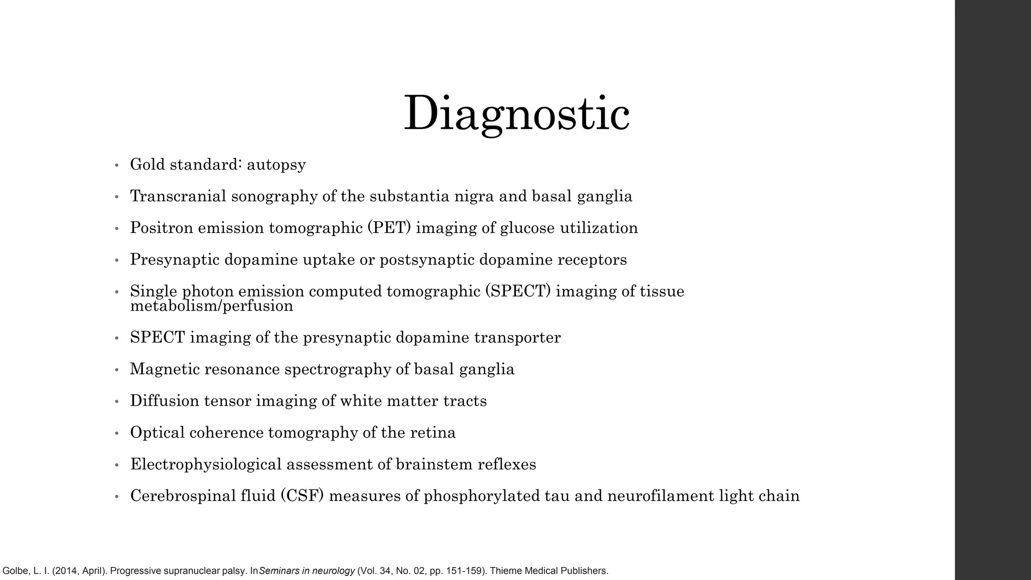 Progressive Supranuclear Palsy | PPTX